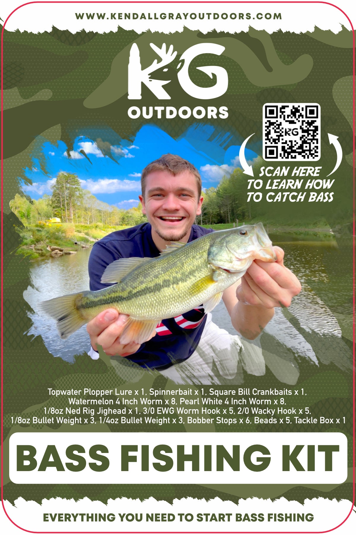 KG Bass Fishing Kit – Kendall Gray